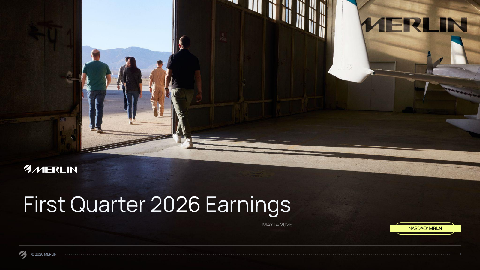 MRLN Q1 2026 Earnings Report on 5/15/2026