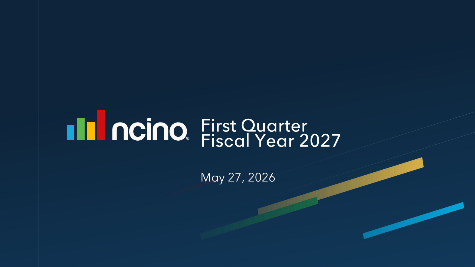 NCNO Q1 2027 Earnings Report on 5/27/2026