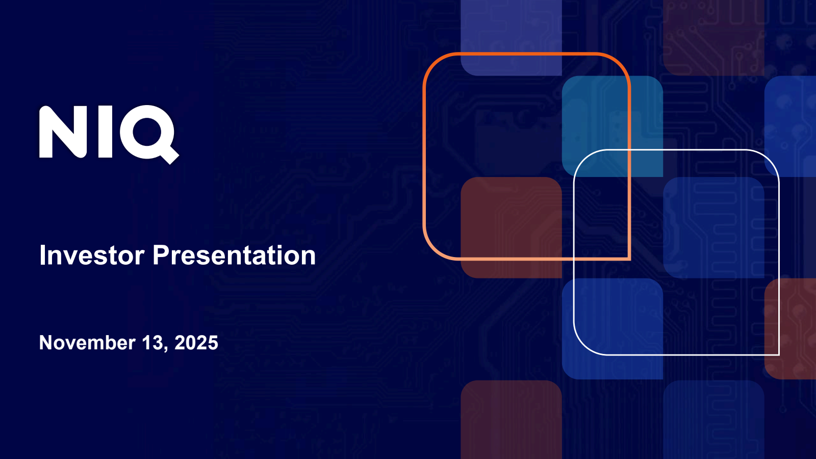 NIQ Q3 2025 Earnings Report on 11/13/2025