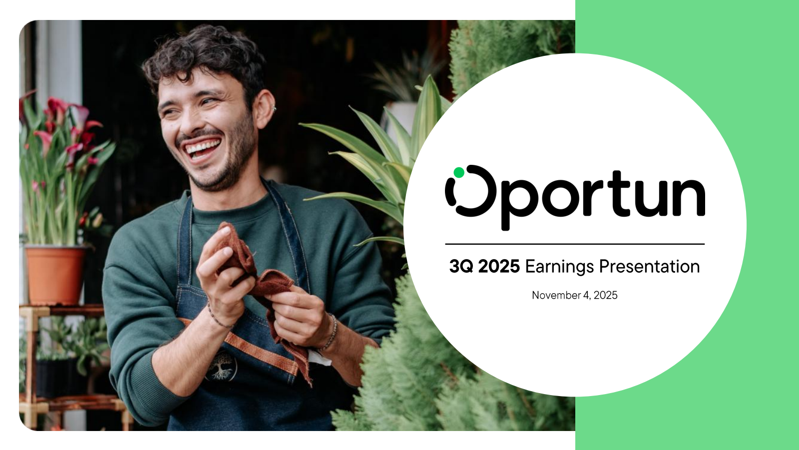 OPRT Q3 2025 Earnings Report on 11/5/2025