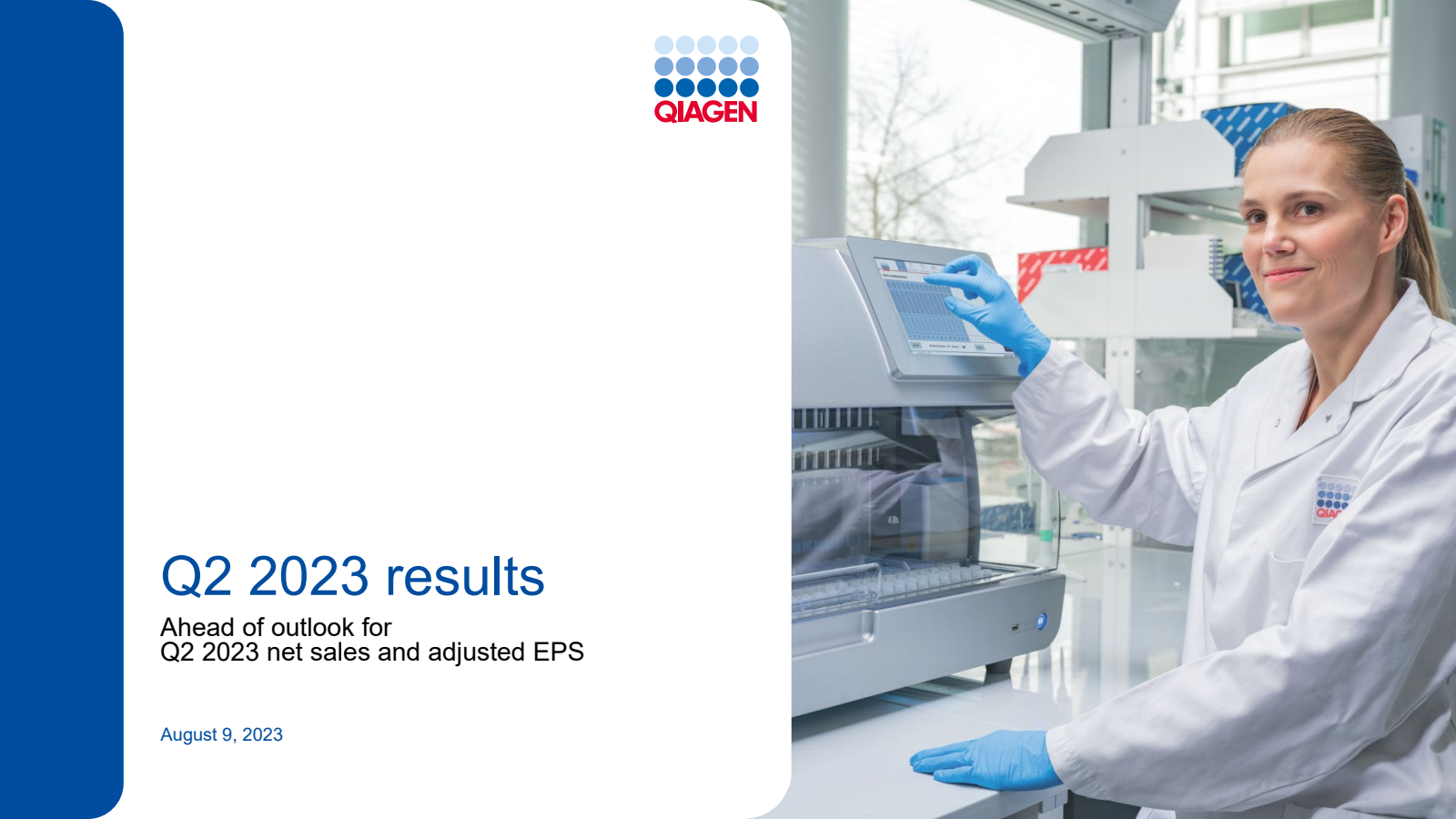 QGEN Q2 2023 Earnings Report on 8/8/2023