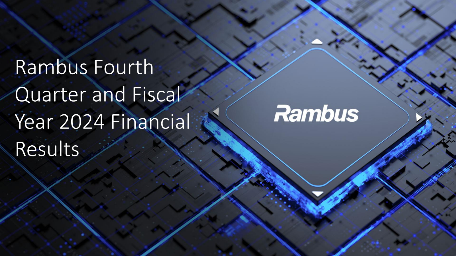 RMBS Q4 2024 Earnings Report on 2/3/2025