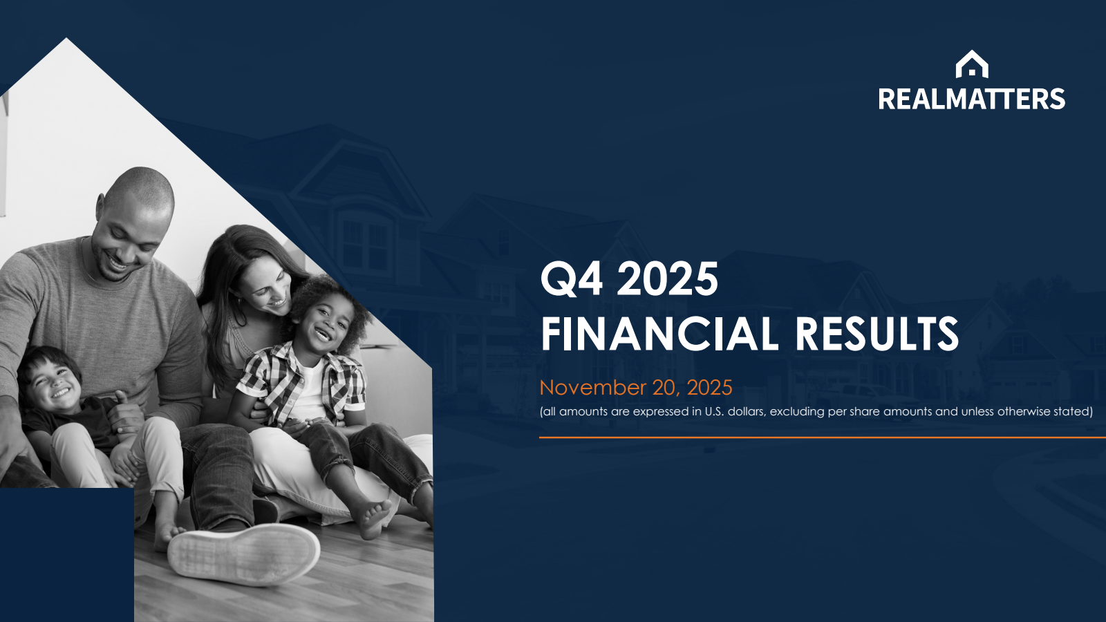 REAL Q4 2025 Earnings Report on 11/20/2025