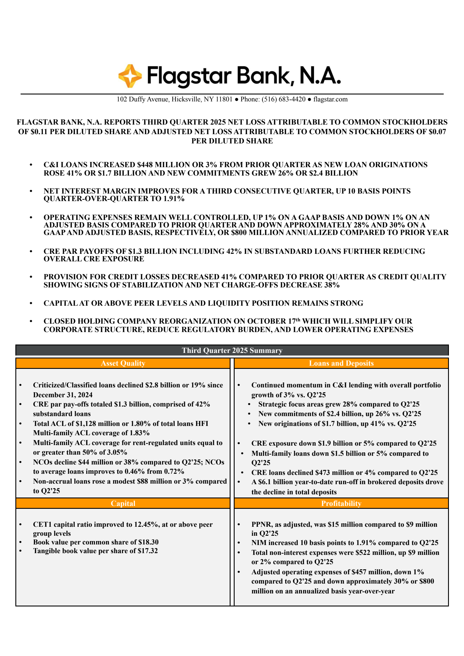 FLG Q3 2025 Earnings Report on 11/6/2025