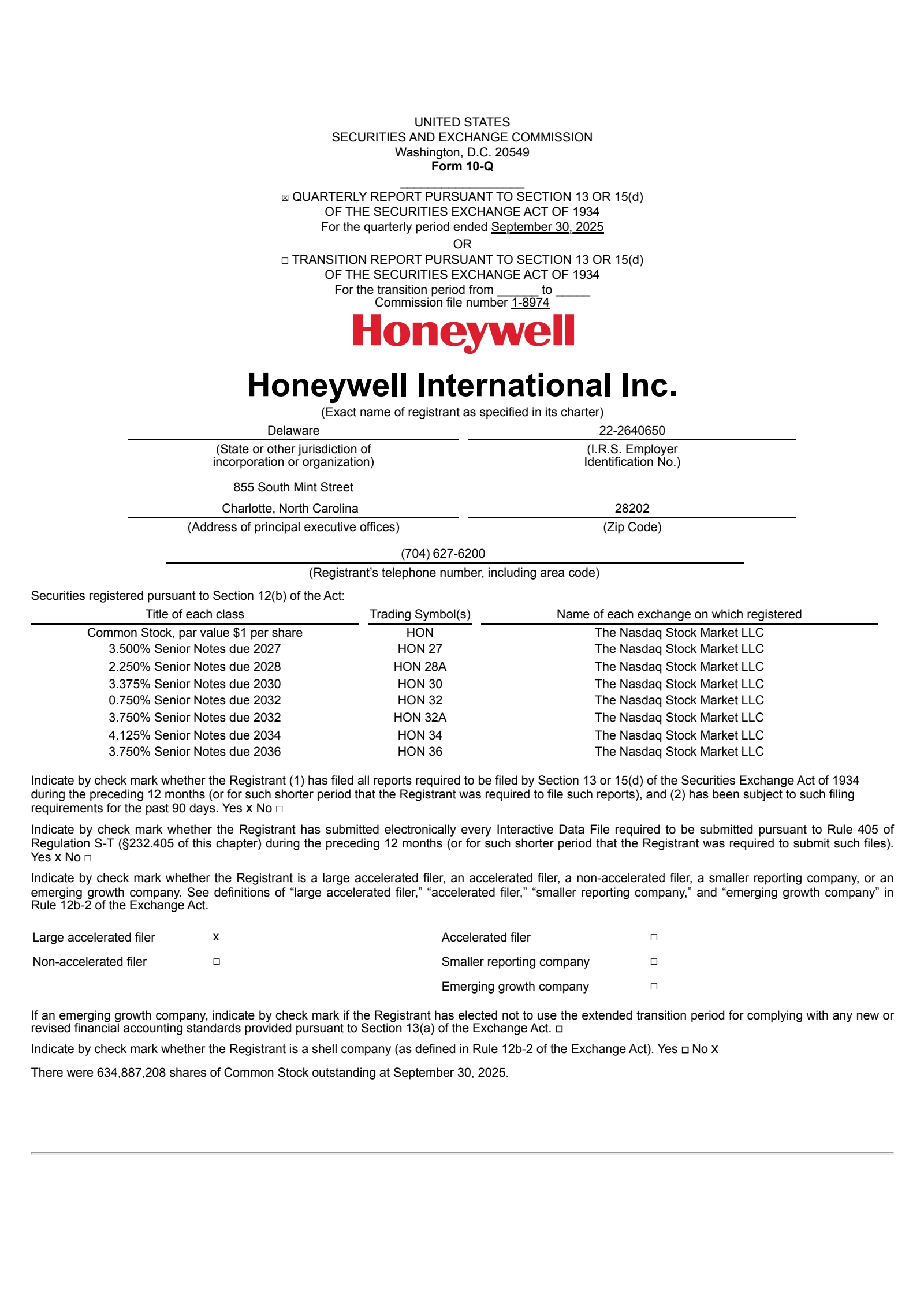 HON Q3 2025 Earnings Report on 10/23/2025