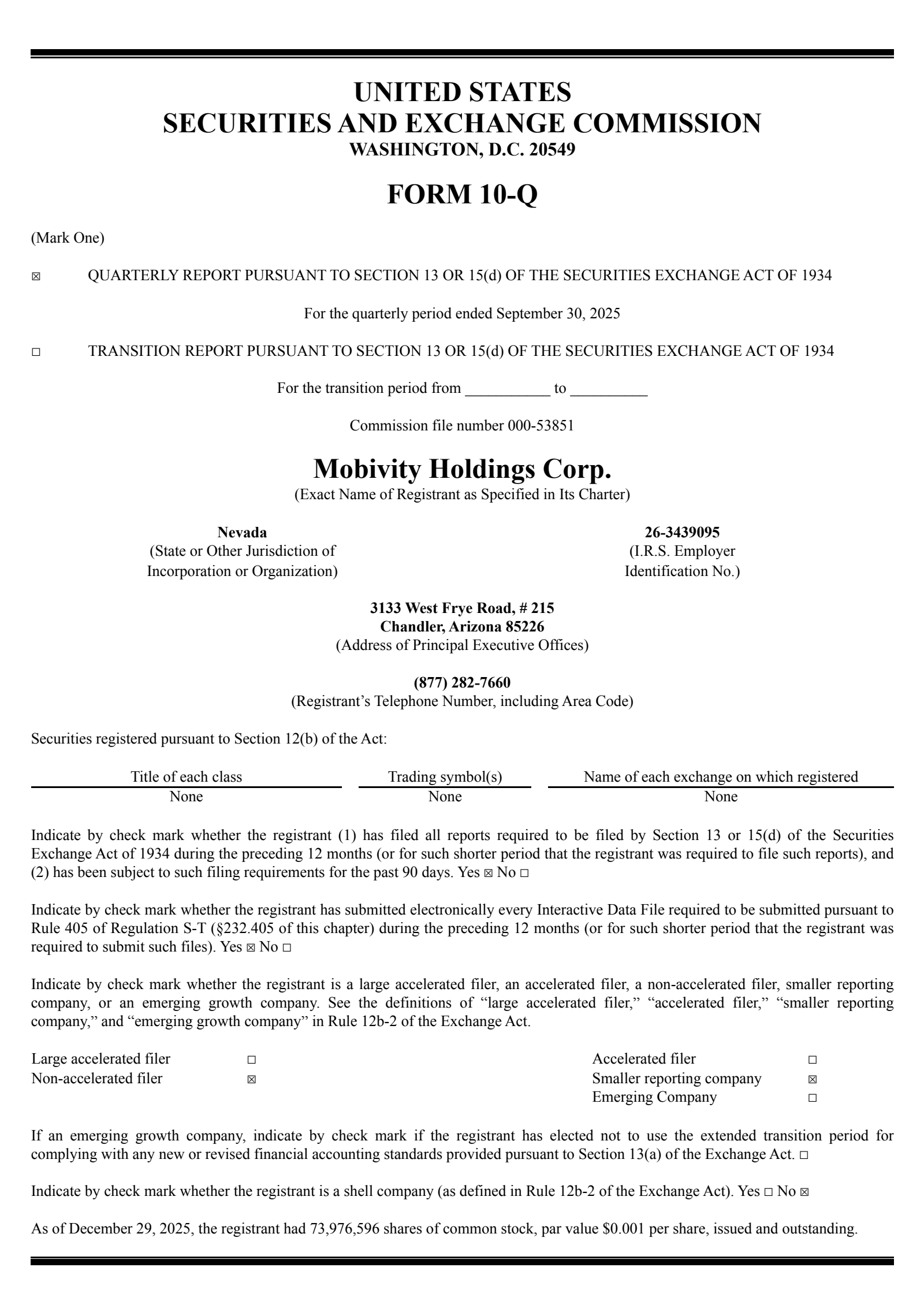 MFON Q3 2025 Earnings Report on 12/29/2025